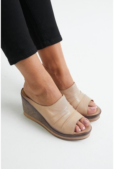 Venüs 2015702Y Bej Kadın Terlik