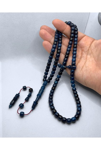 Kehribar Store Sıkma Kehribar 99 Luk Namaz Tesbihi Sistemli Tekerlek Kesim Halkalı Imame Usta Işçilikli