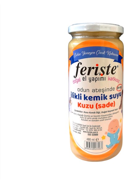 Ferişte Kuzu İlikli Kemik Suyu 480 ml Ferişte Kuzu İlikli Kemik Suyu 480 ml