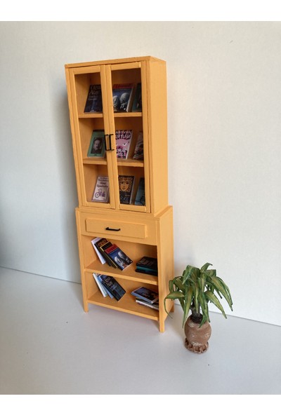 Valerie Miniature Shop Hediyelik Nostalji Minyatür Kitaplık Sarı Valerie Miniature Shop Hediyelik Nostalji Minyatür Kitaplık Sarı