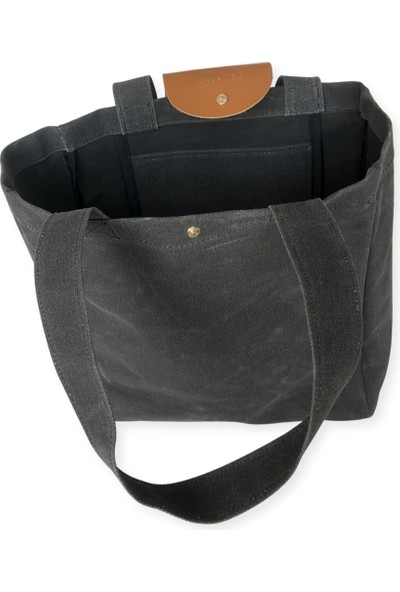 Rossbennard Ross The Boss Mumlu Kanvas Omuz Çantası Tote Bag Alışveriş Çantası Shopping Bag