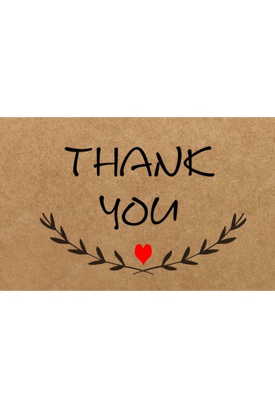 Tellgraf Reklam Hizmetleri Thank You Yazılı Kart (5,5X8,5)100 Adet Tellgraf Reklam Hizmetleri Thank You Yazılı Kart (5,5X8,5)100 Adet