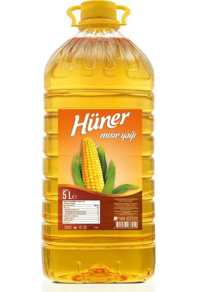Hüner Mısır Yağı Pet 5 Lt Hüner Mısır Yağı Pet 5 Lt