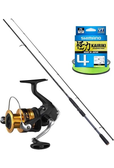 Shimano Catana Fx 269CM 14-40 gr Fx 4000 Spin Olta Seti Shimano Catana Fx 269CM 14-40 gr Fx 4000 Spin Olta Seti