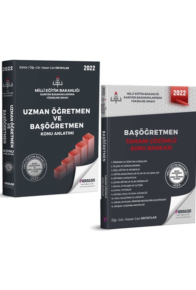 Paragon Yayınları 2022 Başöğretmen Konu Anlatımlı Soru Bankası