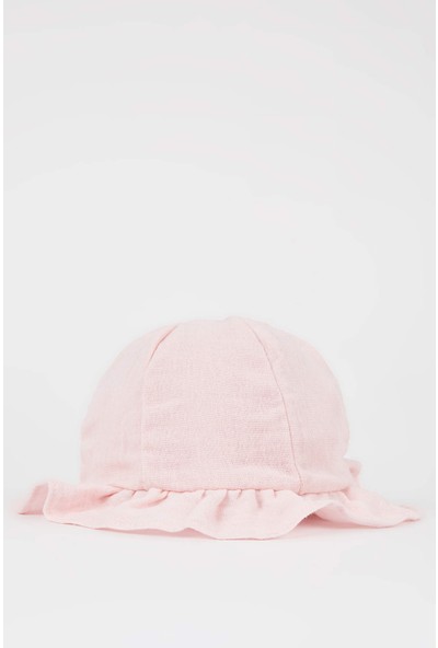 DeFacto Kız Bebek Basic Müslin Şapka Y5455A222SM