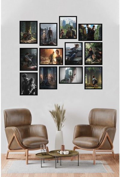 The Last Of Us 12 Parça Mdf Tablo ARF291