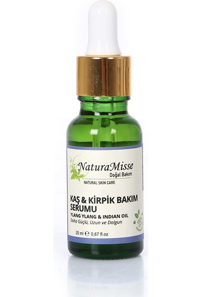 NaturaMisse Kaş & Kirpik Bakım Serumu 20 ml Doğal Bakım Serumu NaturaMisse Kaş & Kirpik Bakım Serumu 20 ml Doğal Bakım Serumu