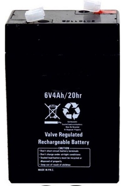 Daha Yok Mu 6V 4AH Bakımsız Akü