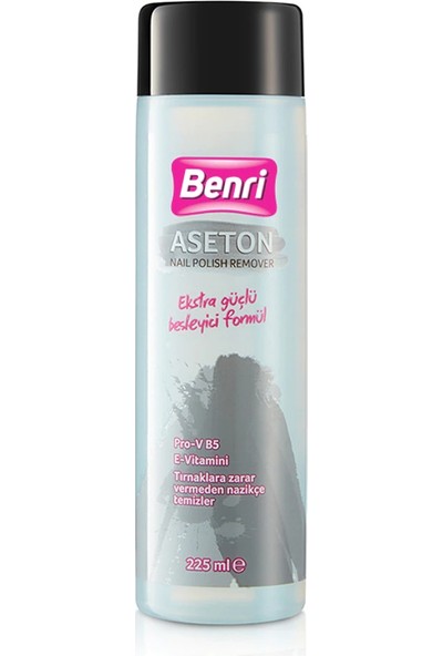 Benri Ekstra Güçlü Pompalı Aseton 225 ml