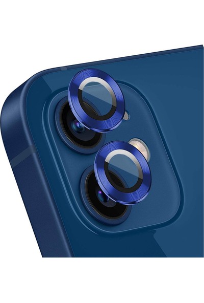 Blue Tech Apple iPhone 12 Tekli Kamera Lens Koruma Camı Yeşil Blue Tech Apple iPhone 12 Tekli Kamera Lens Koruma Camı Yeşil