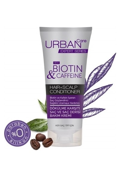 Urban Care Expert Series Biotin & Caffeine Saç ve Saç Derisi Bakım Kremi 200 ml