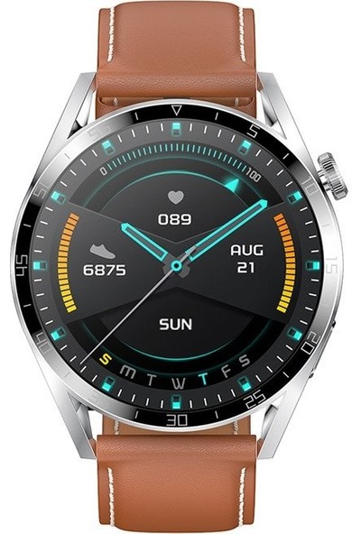Şehr-I Pazar Watch G3 Pro Gümüş Kahverengi Akıllı Saat Iphone ve Android Tüm Telefonlara Uyumlu Şehr-I Pazar Watch G3 Pro Gümüş Kahverengi Akıllı Saat Iphone ve Android Tüm Telefonlara Uyumlu