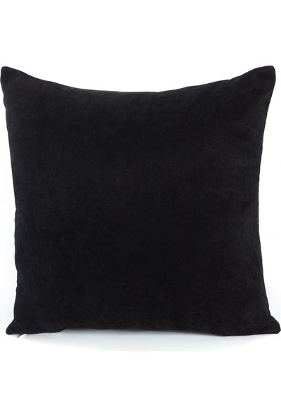Siyah Yastık Kılıfı (50X50)