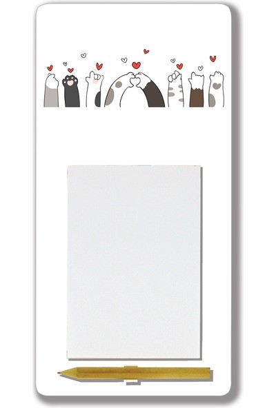 Gizeo Concept Sonsuz Arkadaşlık Kedi Desen Buzdolabı Magneti Gizeo Concept Sonsuz Arkadaşlık Kedi Desen Buzdolabı Magneti