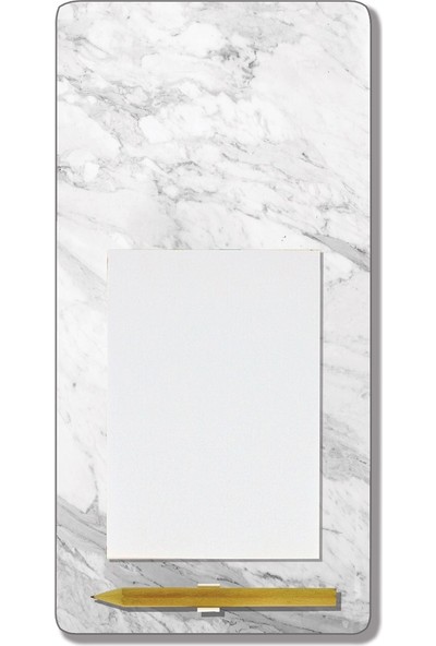 Gizeo Concept Beyaz Mermer Desen Buzdolabı Magneti Gizeo Concept Beyaz Mermer Desen Buzdolabı Magneti