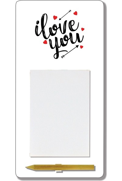 Gizeo Concept I Love You Yazılı Buzdolabı Magneti Gizeo Concept I Love You Yazılı Buzdolabı Magneti