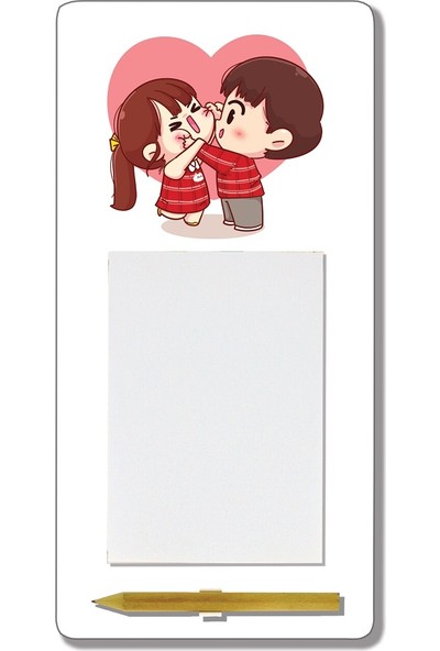 Gizeo Concept Anime Sevgililer Desenli Buzdolabı Magneti Gizeo Concept Anime Sevgililer Desenli Buzdolabı Magneti