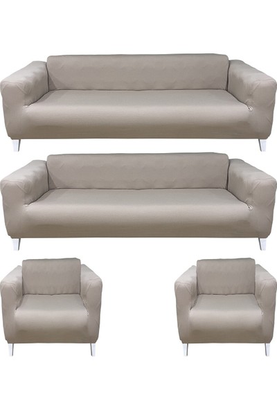 Şahane Home 3-3-1-1 Mikro Bal Peteği Koltuk ve Çekyat Örtüsü Kılıfı