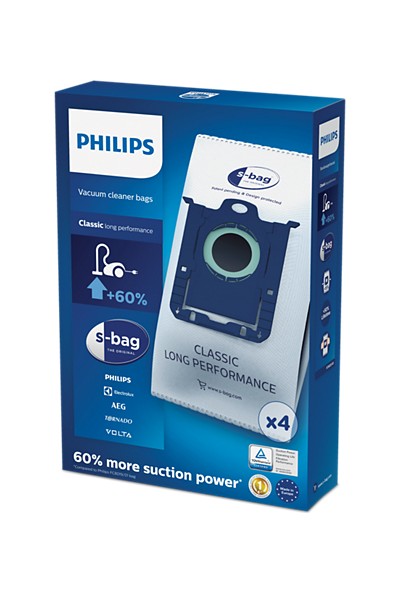 Philips s-bag FC8021/03 Elektrikli Süpürge Torbası - 4 adet
