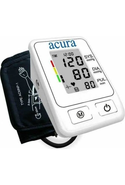 Acura 9080K Türkçe Konuşan Koldan Tam Otomatik Tansiyon Aleti Acura 9080K Türkçe Konuşan Koldan Tam Otomatik Tansiyon Aleti