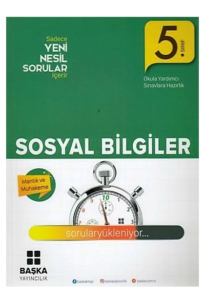 Başka Yayınları 5. Sınıf Sosyal Bilgiler Yeni Nesil Sorular Başka Yayınları 5. Sınıf Sosyal Bilgiler Yeni Nesil Sorular