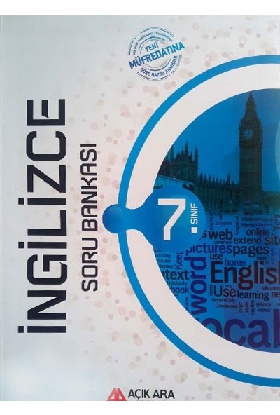 Açık Ara Yayınları 7.Sınıf İngilizce Soru Bankası