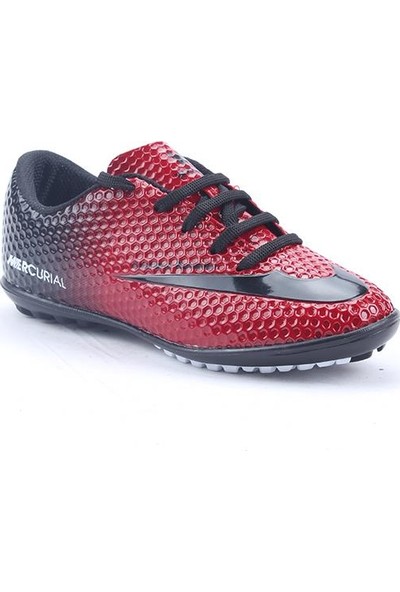 Walked 401 Kırmızı Halısaha Çim Erkek Çocuk Futbol Spor Ayakkabı
