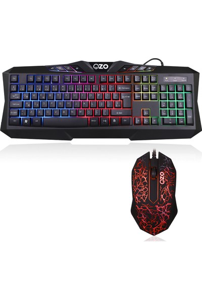 OZO Rainbow S800 Klavye ve Mouse Set OZO Rainbow S800 Klavye ve Mouse Set