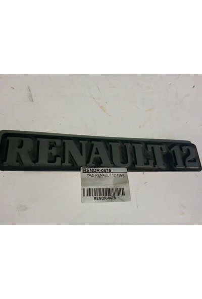 Yedek Parça Yazi Renault 12 Tsw