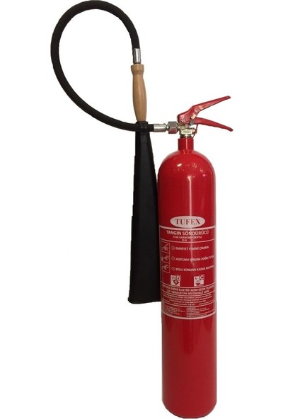 Tufex CO2 (Karbondioksit) Yangın Söndürme Tüpü 5 kg Tufex CO2 (Karbondioksit) Yangın Söndürme Tüpü 5 kg