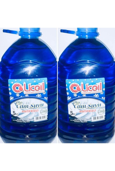 Licoil Oto Cam Suyu Antifrizlii 2X5Lt= 10 Lt -20 Derece
