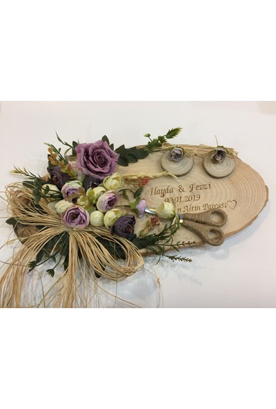 Atelier Es Ahşap Doğal Kütük Tasarım Söz Nişan Tepsisi 45cm Büyük Boy Atelier Es Ahşap Doğal Kütük Tasarım Söz Nişan Tepsisi 45cm Büyük Boy