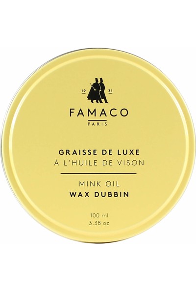 Famaco Paris Dubbin Wax Yağlı Deriler İçin Bakım Cilası 100 ml Renksiz Famaco Paris Dubbin Wax Yağlı Deriler İçin Bakım Cilası 100 ml Renksiz