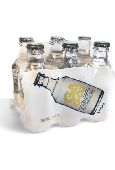 Gagoz Zencefil Cam 6 x 250ml - Zencefil Aromalı Gazoz