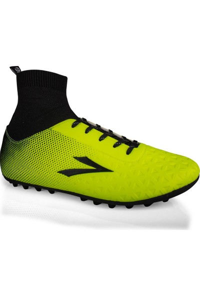 Lig Simav Çoraplı Halı Saha Ayakakabısı Sarı 35