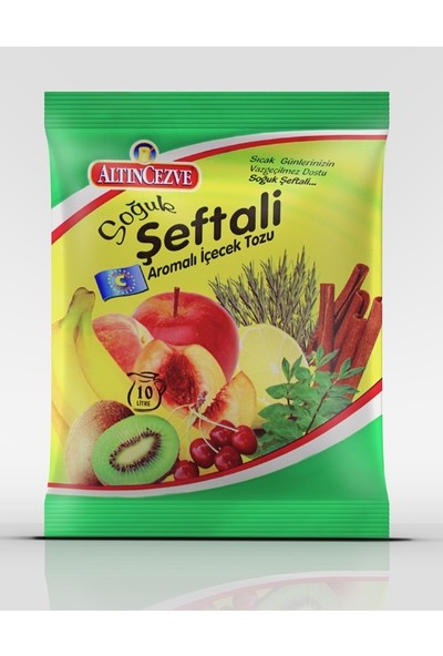 Altıncezve Şeftali Aromalı Toz İçecek - Soğuk Şeftali 450 gr Altıncezve Şeftali Aromalı Toz İçecek - Soğuk Şeftali 450 gr