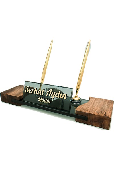 Ofistike Kabartma Ahşap İsimlik Ayaklı Masa İsimliği Ofistike Kabartma Ahşap İsimlik Ayaklı Masa İsimliği