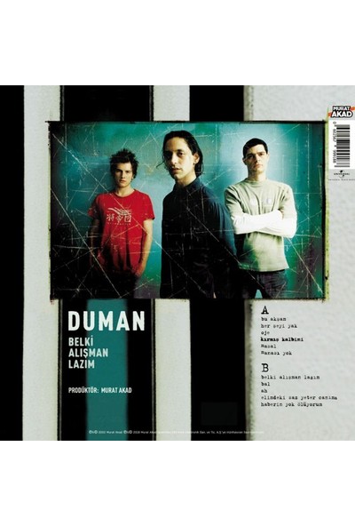 Duman - Belki Alışman Lazım - Plak