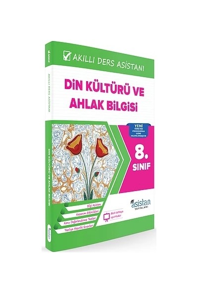 Asistan Yayınları 8.Sınıf Din Kültürü ve AHLAK BİLGİSİ AKILLI DERS ASİSTANI