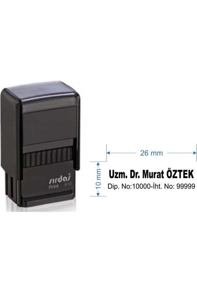 Sırdaş 910 Kişiye Özel Doktor Kaşesi Siyah Keçe