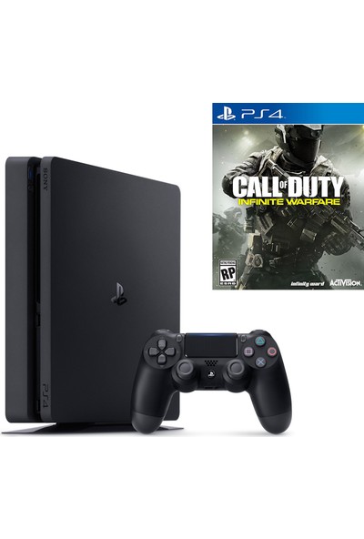 Sony Ps4 Slim 500 GB Oyun Konsolu + Call Of Duty: Infinite Warfare-Türkçe Menü Sony Ps4 Slim 500 GB Oyun Konsolu + Call Of Duty: Infinite Warfare-Türkçe Menü