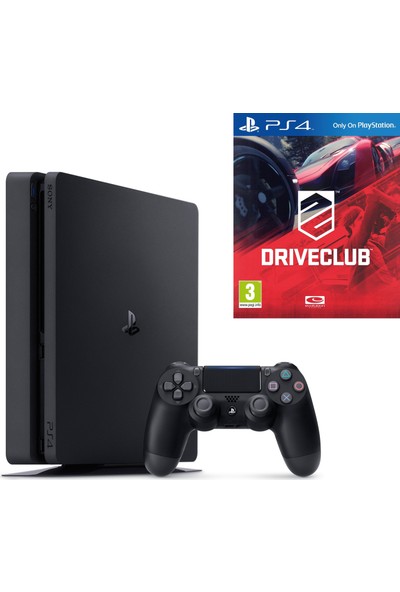 Sony Ps4 Slim 500 GB Oyun Konsolu + Driveclub Oyun-Türkçe Menü Sony Ps4 Slim 500 GB Oyun Konsolu + Driveclub Oyun-Türkçe Menü