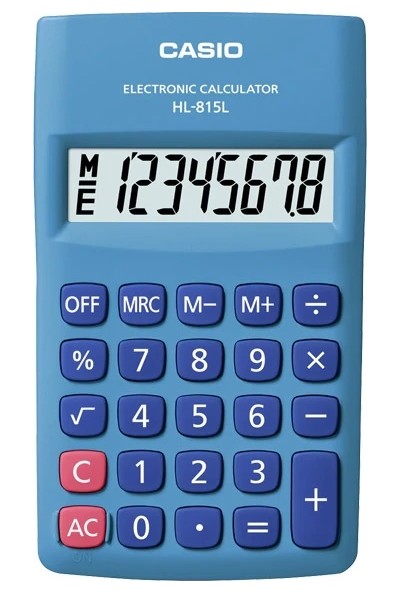 Casio Hl-815L- Bu 8 Hane Hesap Makinesi