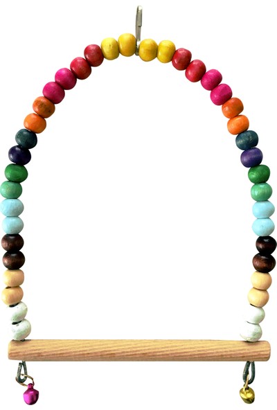 Woddy Praket Papağan İçin Ahşap Salıncak 1. Kalite Woddy Praket Papağan İçin Ahşap Salıncak 1. Kalite