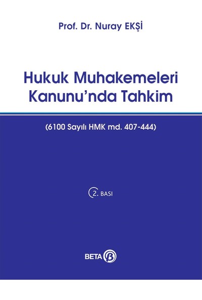 Hukuk Muhakemeleri Kanunu'Nda Tahkim-Nuray Ekşi