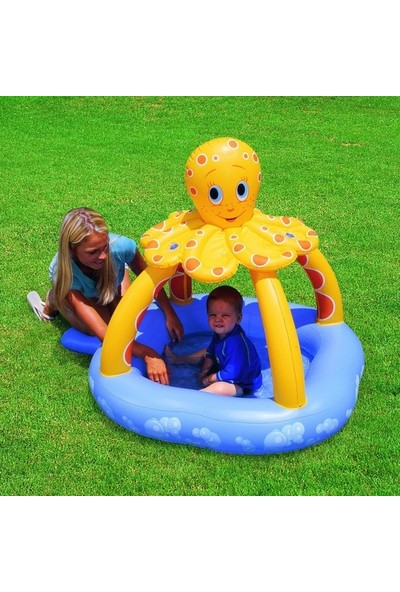 BESTWAY 52145 GÜNEŞ KORUMALI ÇOCUK HAVUZU (102 * 102 *102 CM )