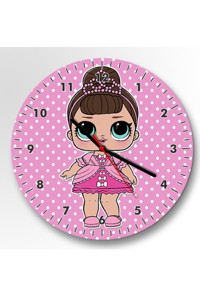 Tprint Çocuk Odası Lol Bebek Duvar Saati