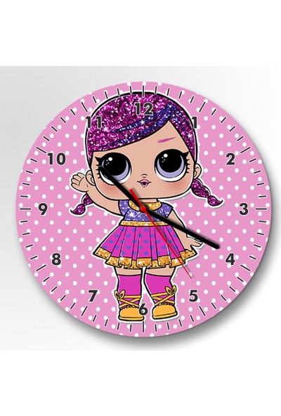 Tprint Çocuk Odası Lol Bebek Duvar Saati