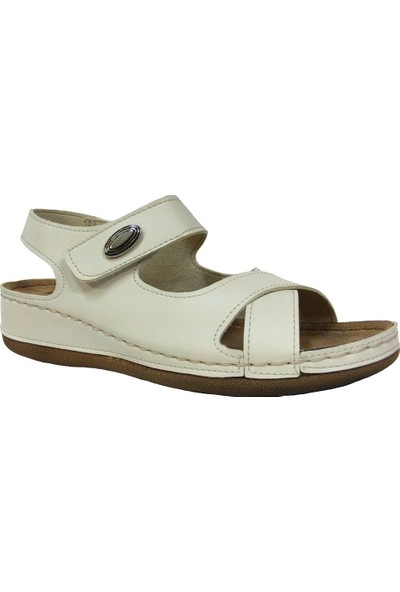 Paprika 54937 Bej Krem Anatomik Comfort Kadın Sandalet Paprika 54937 Bej Krem Anatomik Comfort Kadın Sandalet